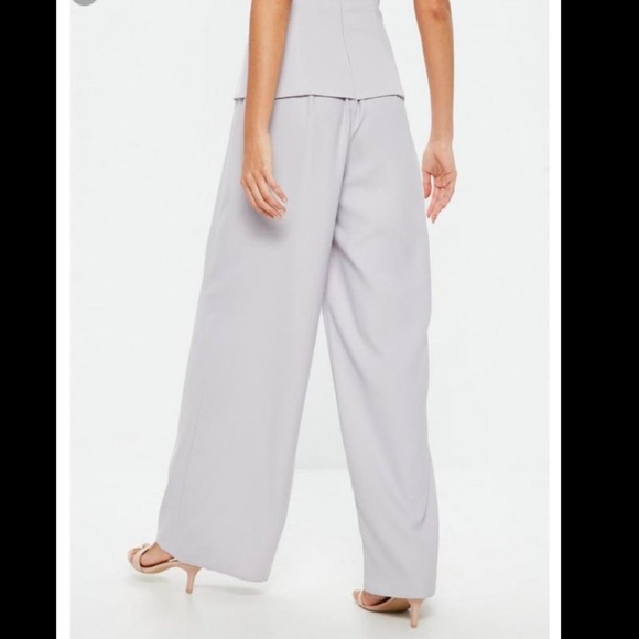 Missguided | Pants & Jumpsuits | Missguided Corset Waist Satin Crepe ...